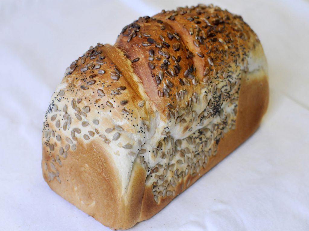 White Hightop Sunflower Loaf | Byron Bay Hot Bread Bakery